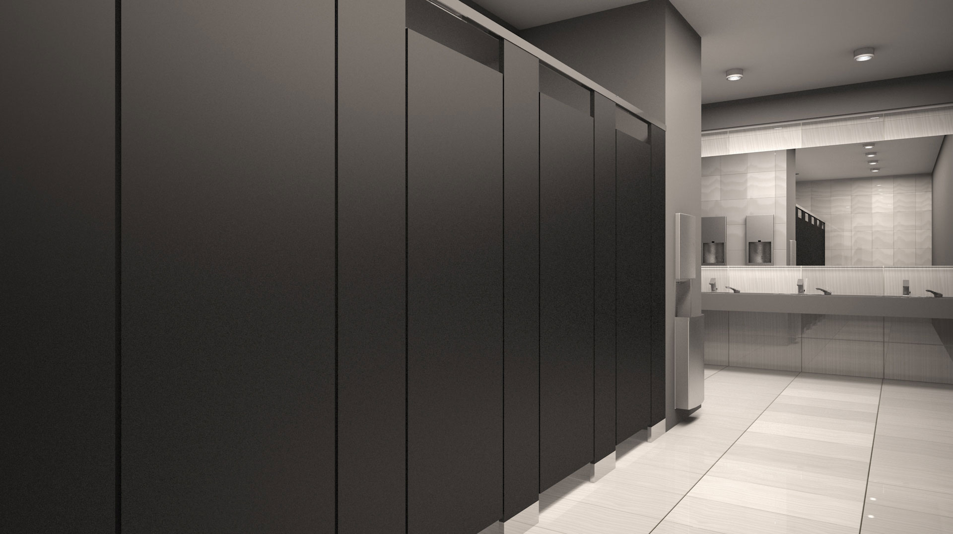 Bobrick DuraLineSeries® CGL Toilet Partitions - Mavi New York