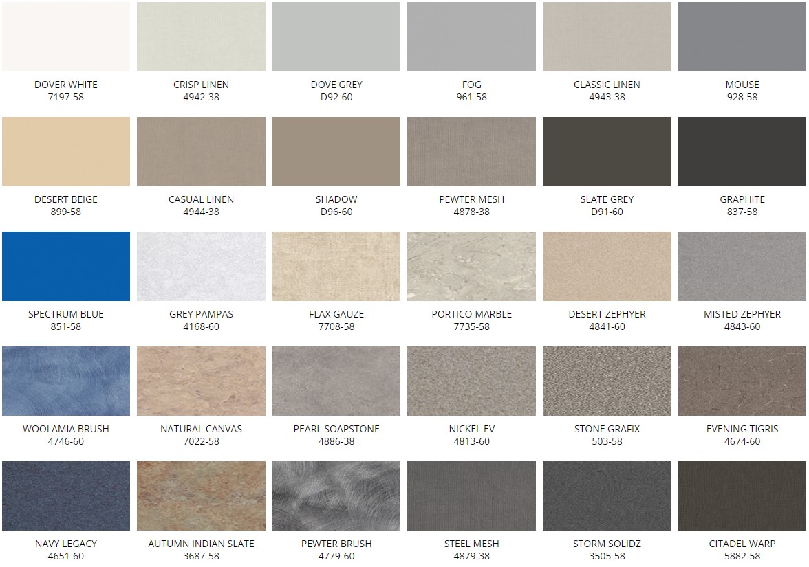 Metpar Plastic Laminate Toilet Partitions - Mavi New York